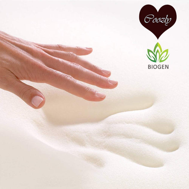 Blue Biogen Super Soft Memory Foam Mattress Topper – Coozly